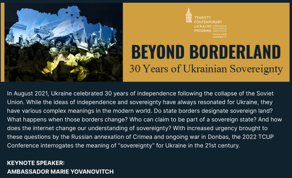 Beyond Borderland: 30 Years of Ukrainian Sovereignty | AISUSTUDIUCRAINI